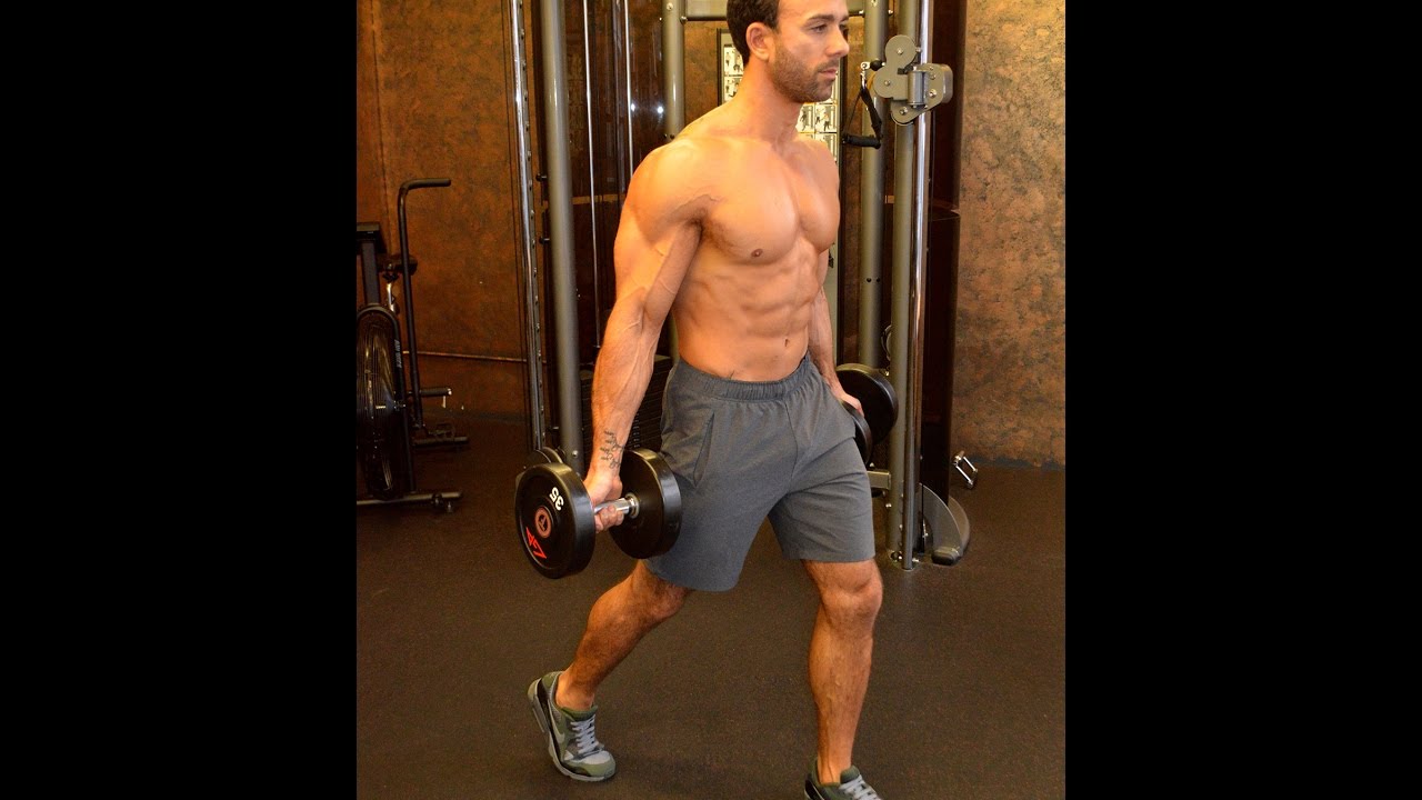 Dynamic Muscle: Dumbbell Bicep Curl w/ Alt. Forward Step - Intrinsic ...
