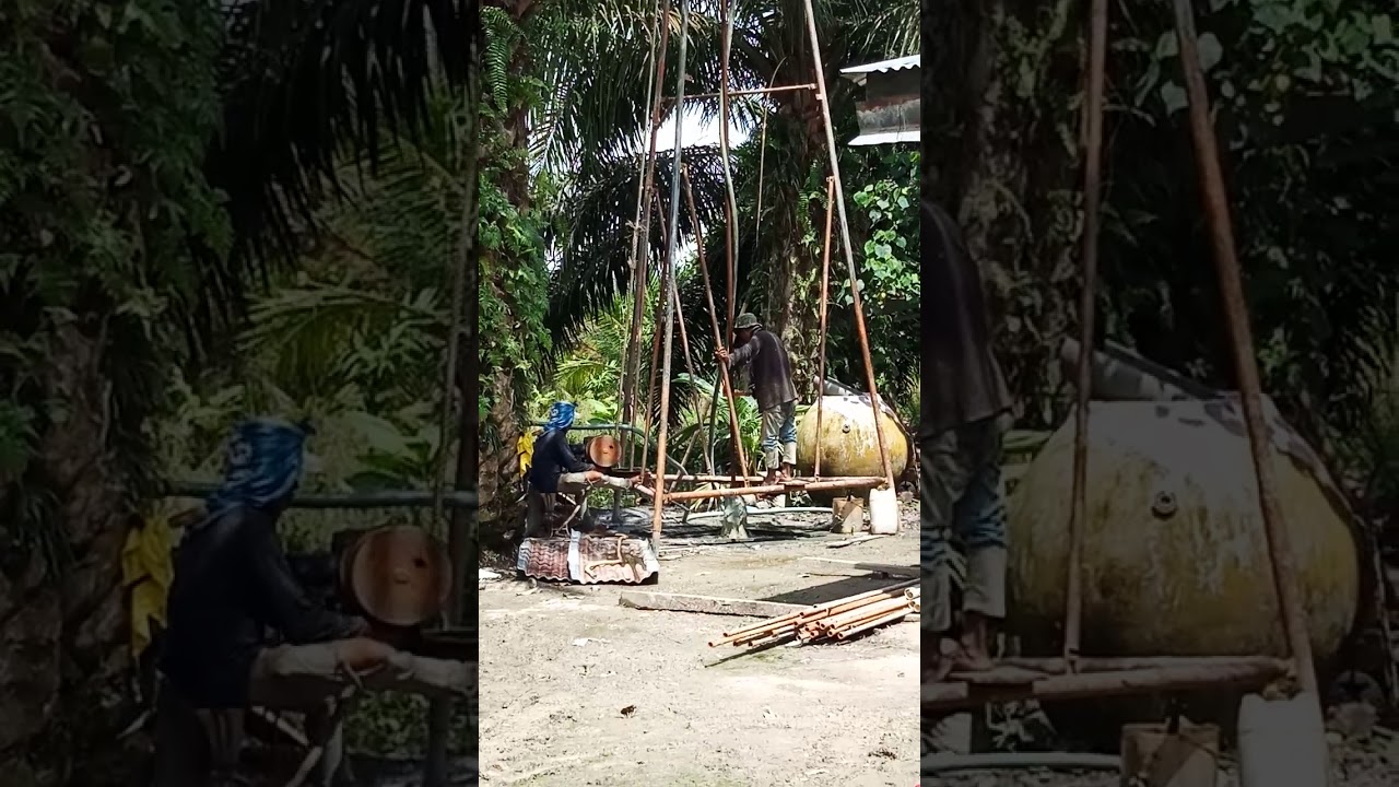 Proses pengerjaan sumur bor pribadi - YouTube