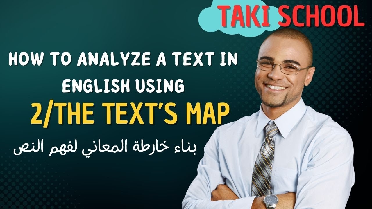 Analyzing a text(the text's map) تحليل النص - YouTube