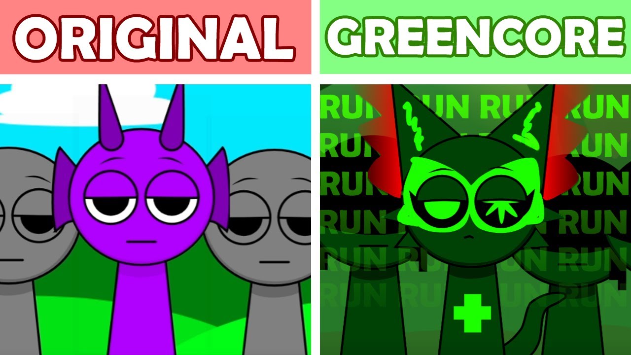 New sounds! Incredibox OG Sprunki VS Sprunki GREENCORE - YouTube