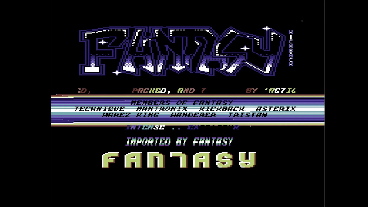 C64 Crack Intro: 1989 Fantasy Intro - YouTube
