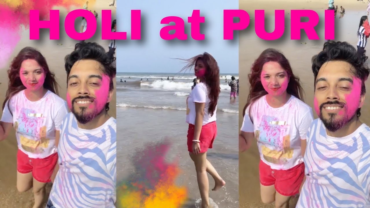 Celebrating HOLI in PURI | Being Happy - YouTube