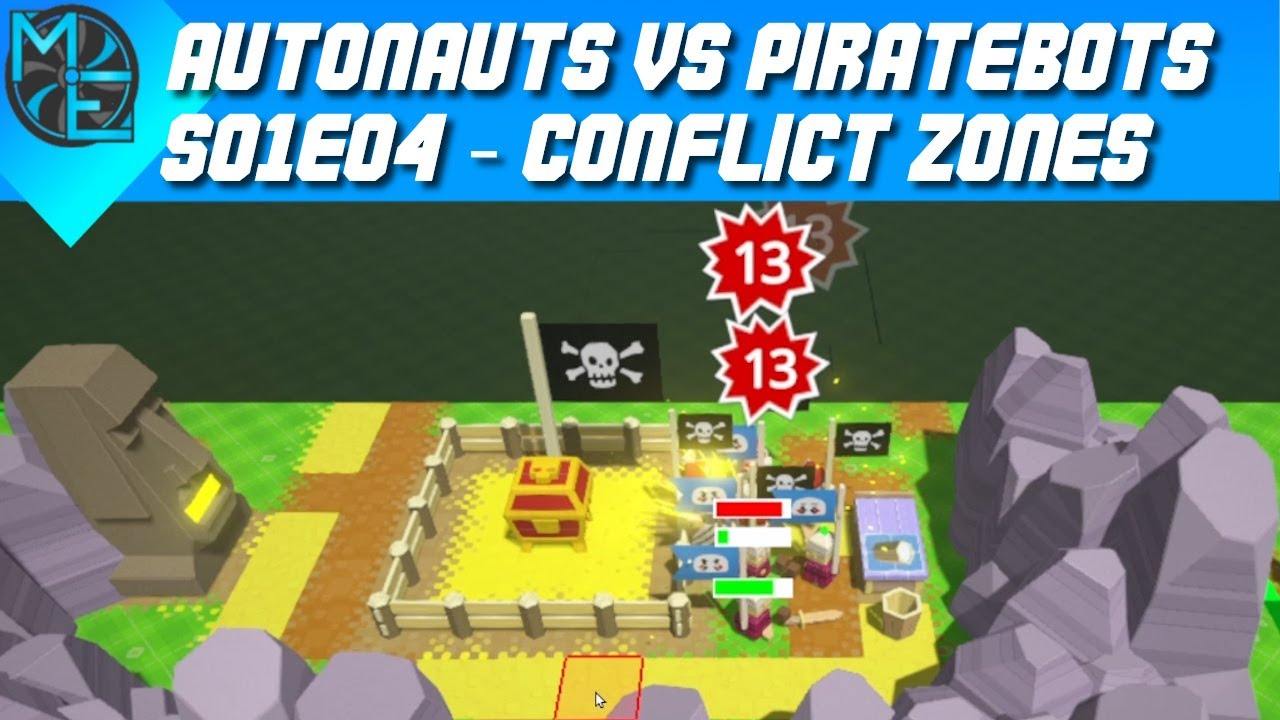 Autonauts vs Piratebots - S01E04 - Conflict Zones - YouTube
