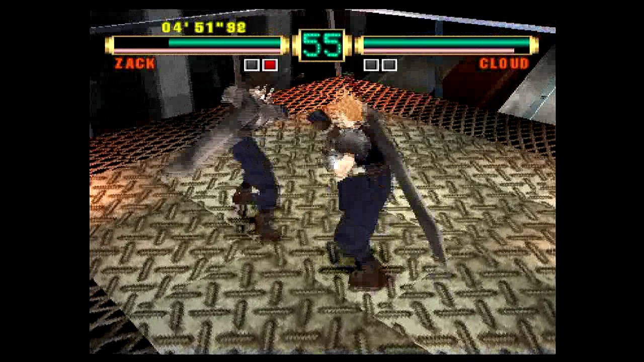 Ehrgeiz (PlayStation) Arcade Mode as Zack - YouTube