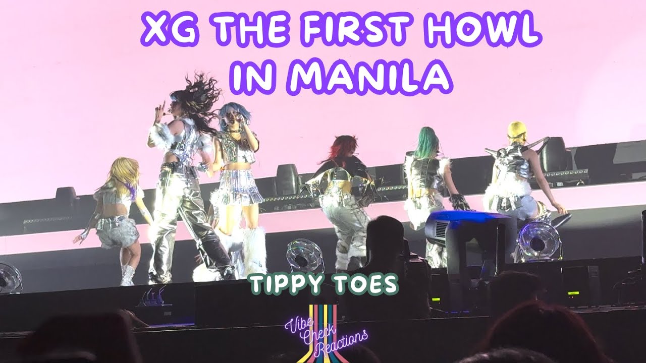 XG First Howl in Manila 4K Fancam Tippy Toes Sing along with ALPHAZ ...
