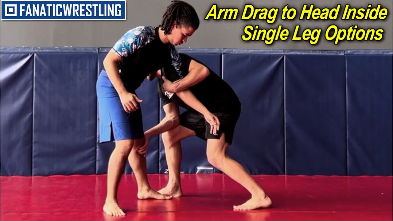 Arm Drag to Head Inside Single Leg Options with Dan Vallimont - YouTube