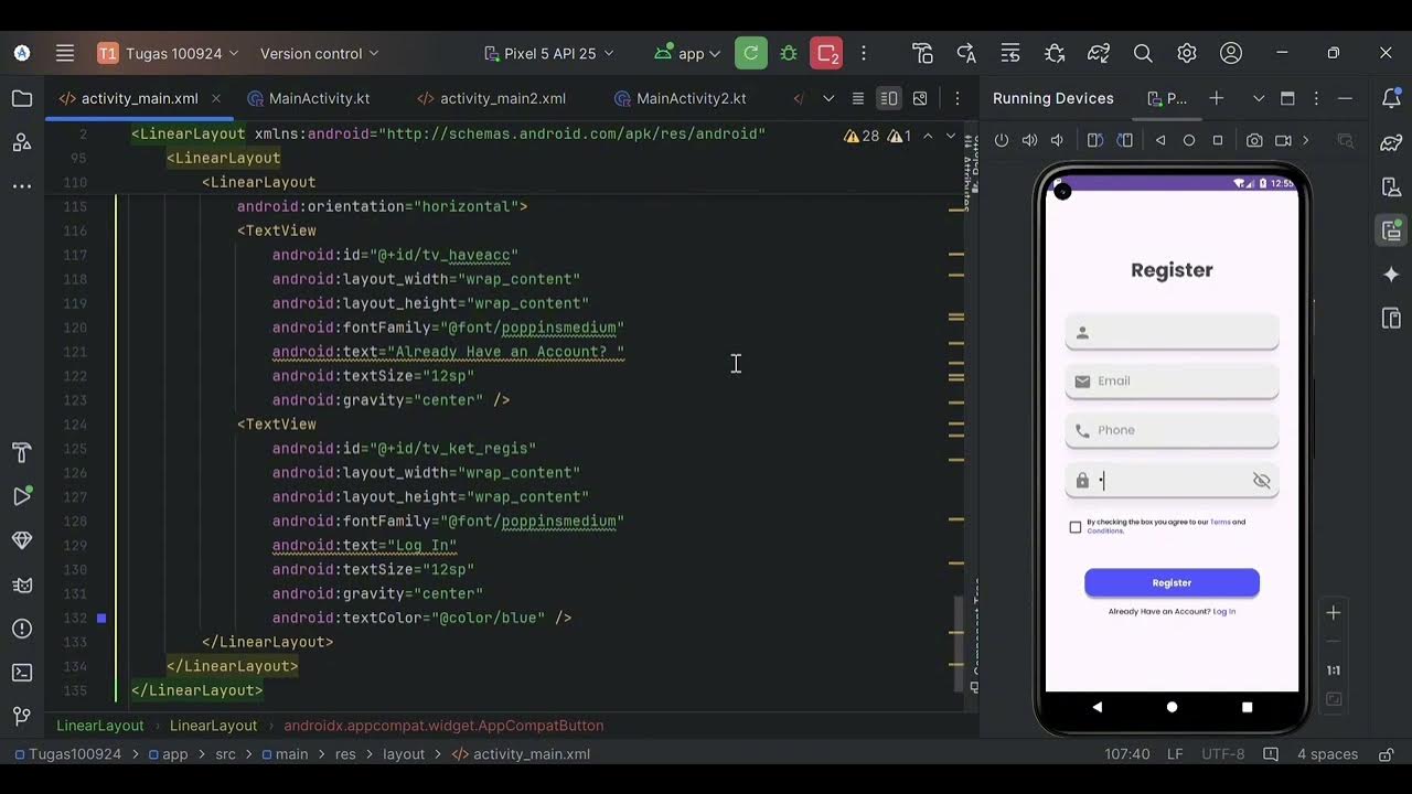 Cara memindahkan data dari page satu ke yang lain | Intent Kotlin ...