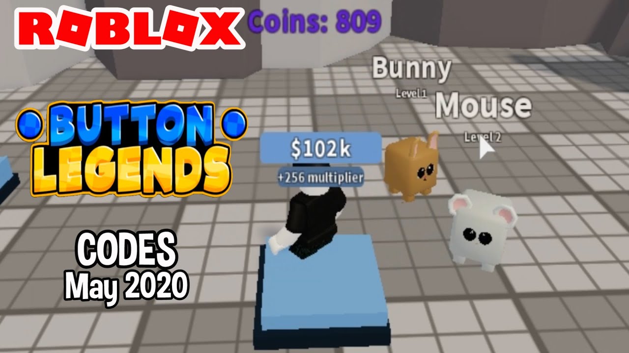 Roblox Button Legends Codes May 2020 - YouTube