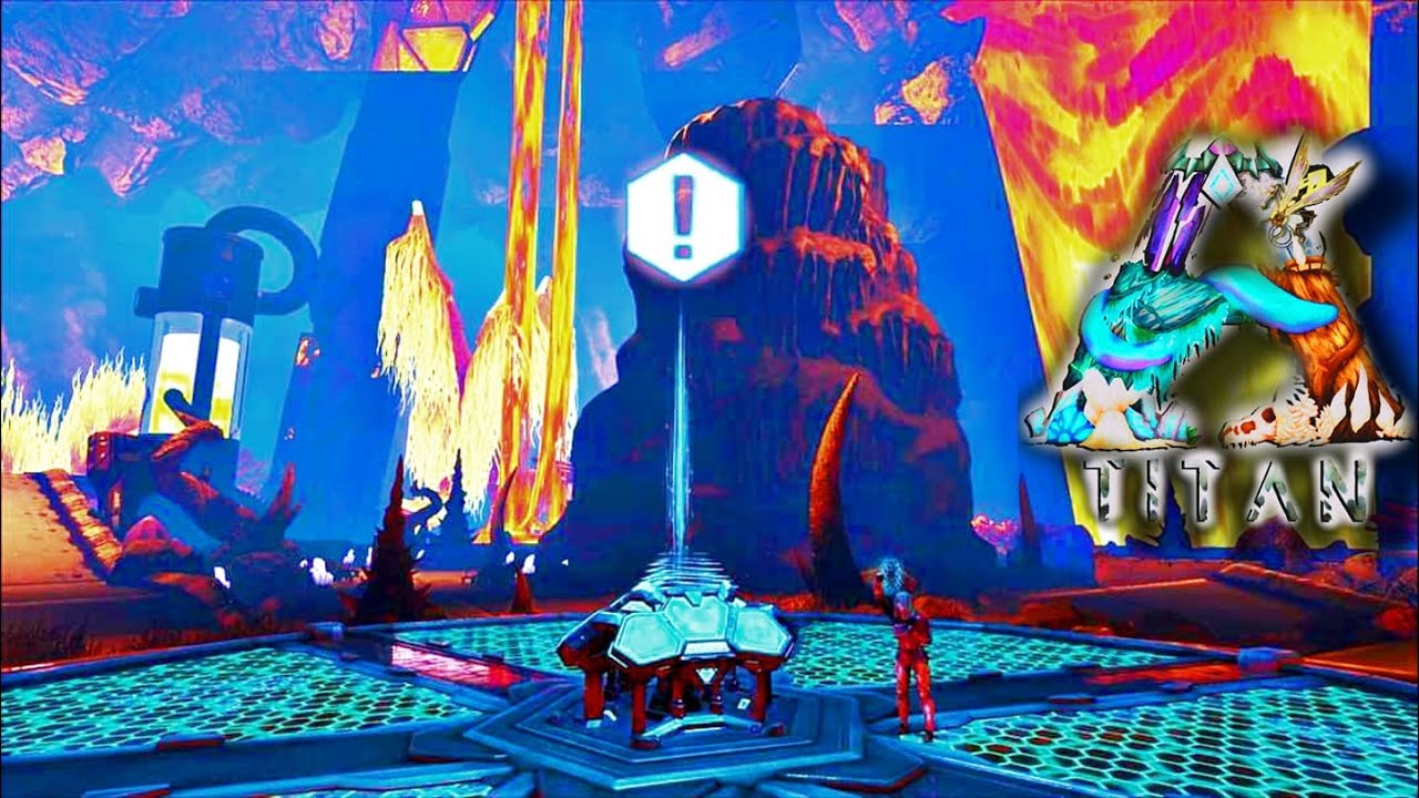 ARK:: TITAN Map Under City Cave Location and Missions Run #PlayArk # ...