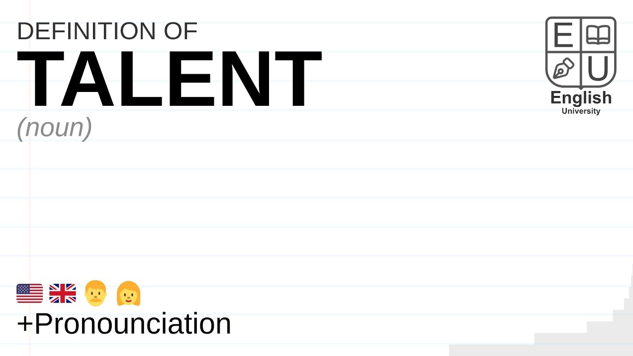 TALENT meaning, definition & pronunciation | What is TALENT? | How to ...