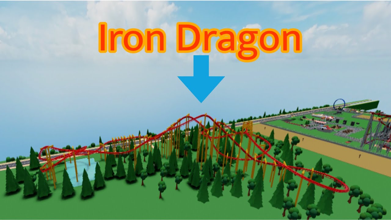 Building every roller coaster at Cedar Point in Roblox - Iron Dragon Pt ...