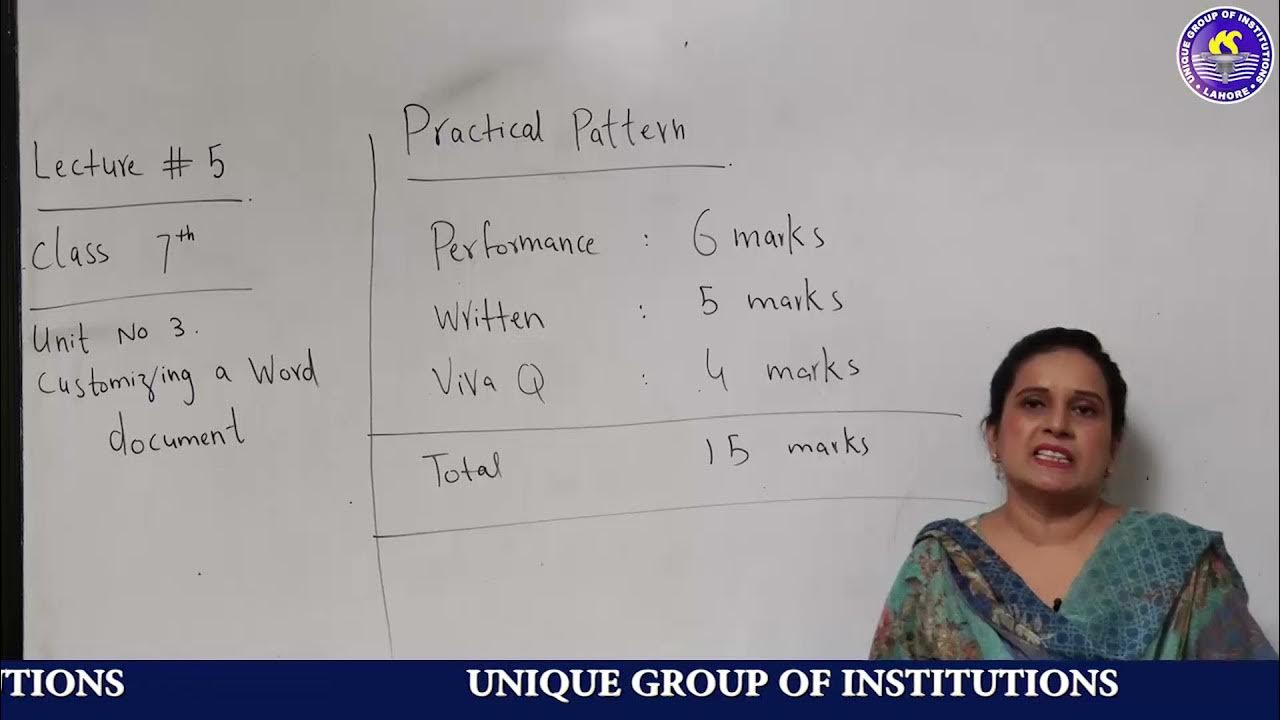 Online Lecture # 5 Class # 7th Book Computer - YouTube