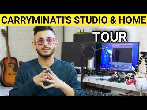 Carryminati Setup Tour🔥| Carryminati Studio & Home Tour | Carryminati ...