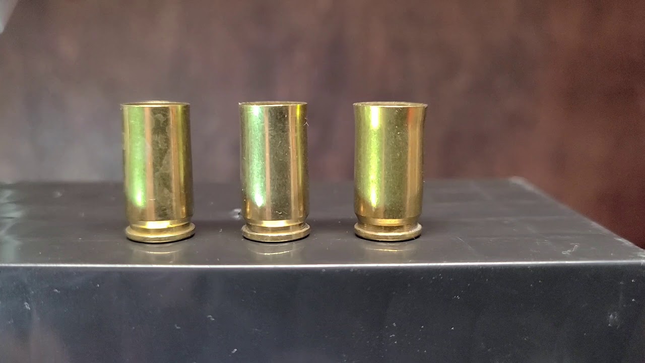 Proper case mouth flare and crimp - YouTube