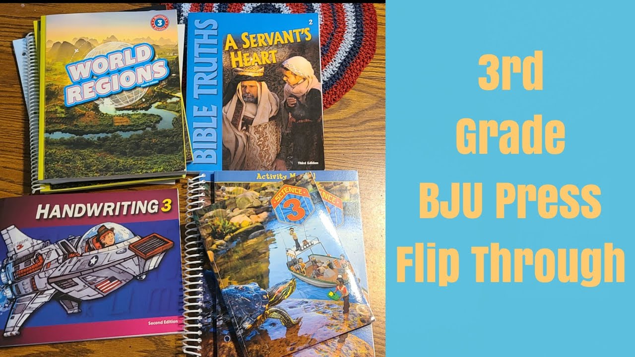 3rd Grade BJU Press Curriculum Flip Through | BJU Press - YouTube