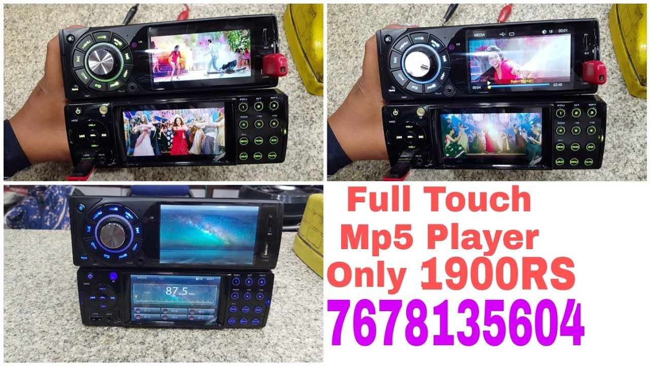 Full Display Mp5 Player !! Single Din Players - YouTube