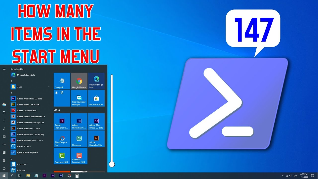 FIND HOW MANY ITEMS IN THE START MENU 1 MINUTE TIPS WINDOWS 10 PowerShell HACKS YouTube find-how-many-items-in-the-start-menu-1-minute-tips-windows-10-powershell-hacks-youtube