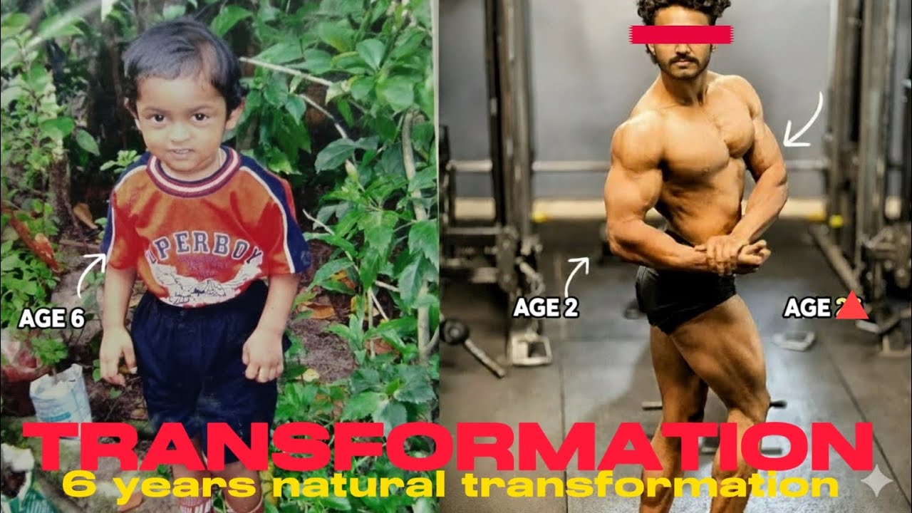 Rony 6 Year Natural Body Transformation Journey 18 - 22 - YouTube