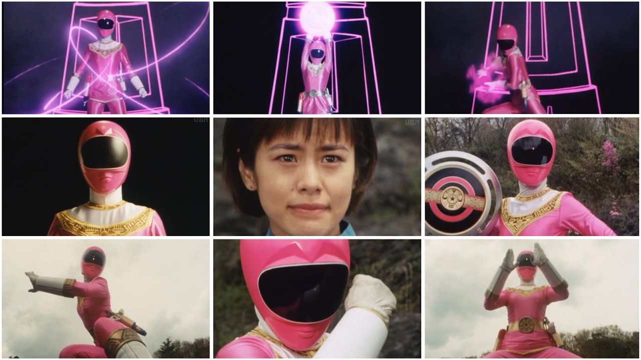 Ohranger Oh Pink Vs Machine Beast Bara Magma - YouTube