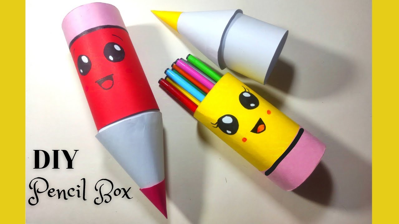 How to Make Origami Pencil Box | Unique Pencil Box Tutorial | DIY Paper ...