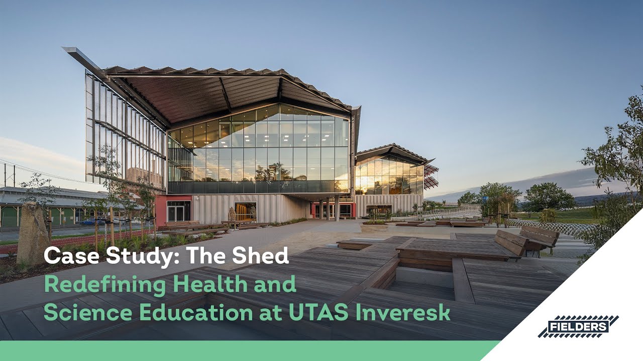 The Shed at UTAS Inveresk: Bold Design Meets Sustainability - YouTube