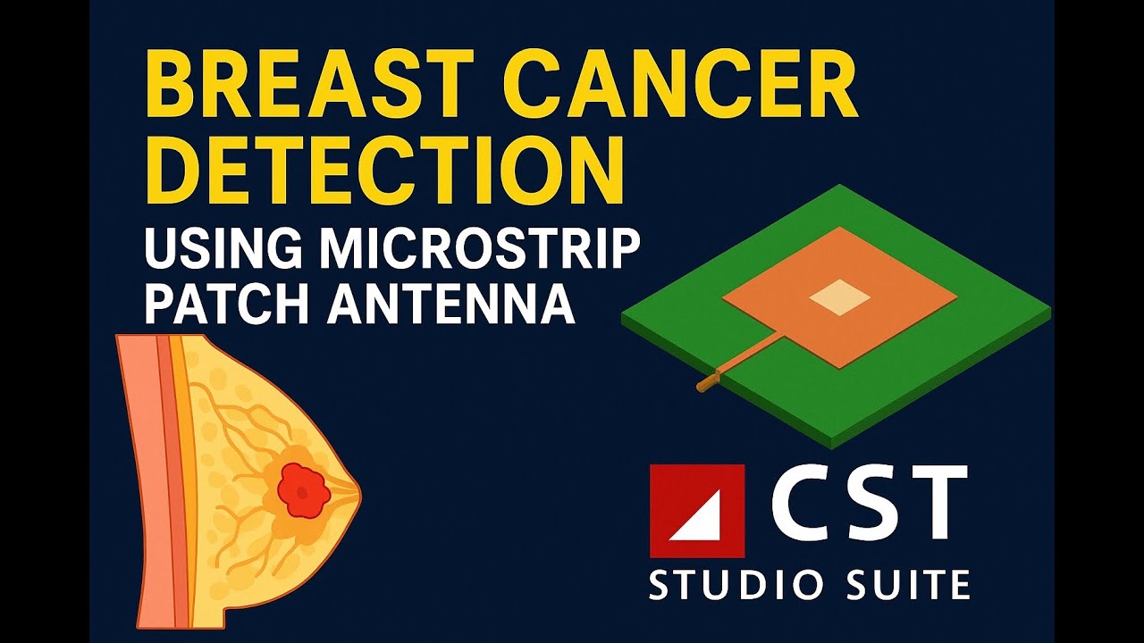 "🎀 Breast Cancer Detection using Microstrip Patch Antenna | CST Studio ...
