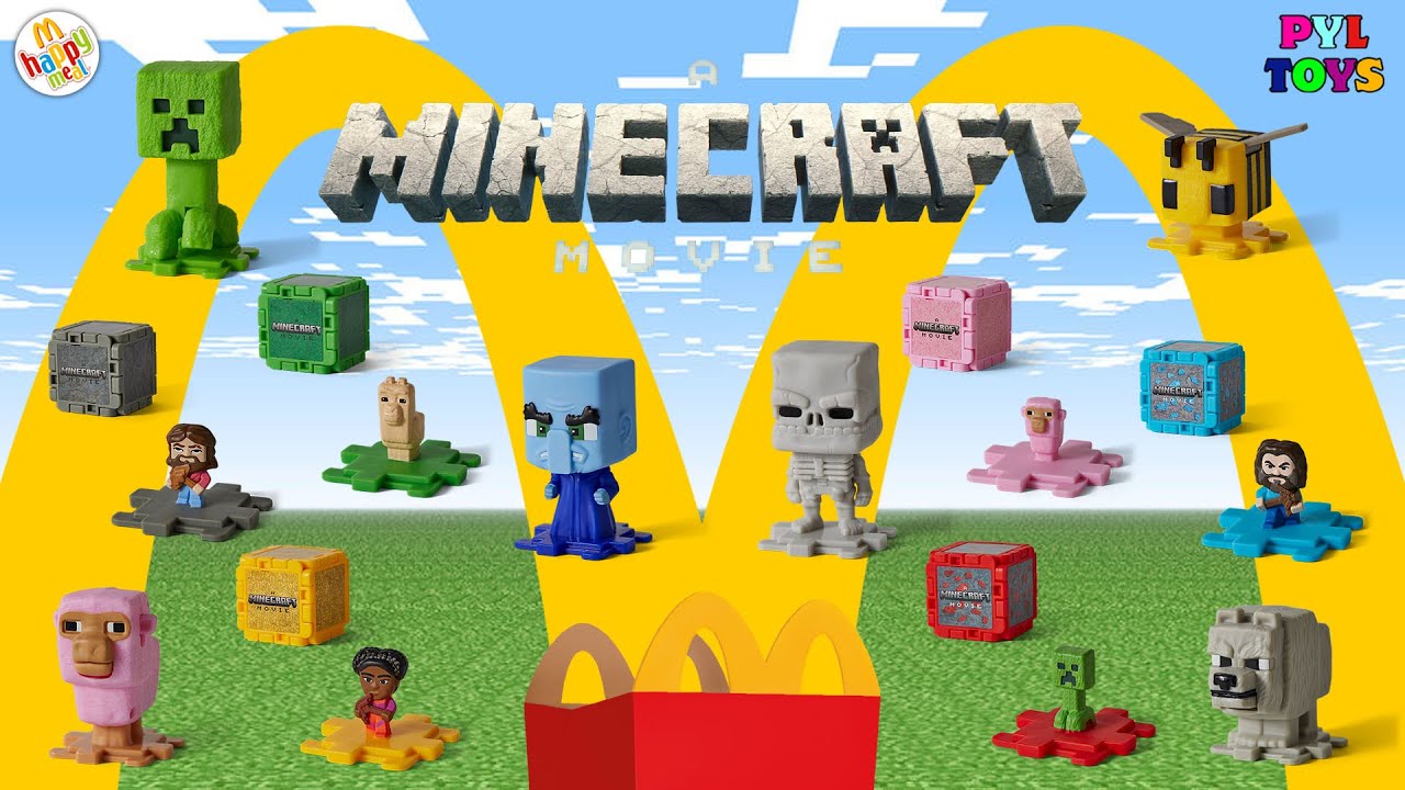 McDonalds Colección Completa Happy Meal Minecraft Abril 2025 - YouTube