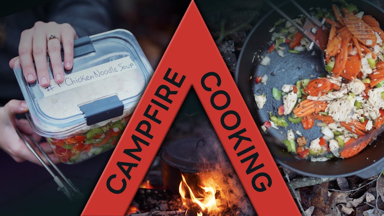 Kayak Camp Cooking - Easy Chicken Noodle Soup - YouTube