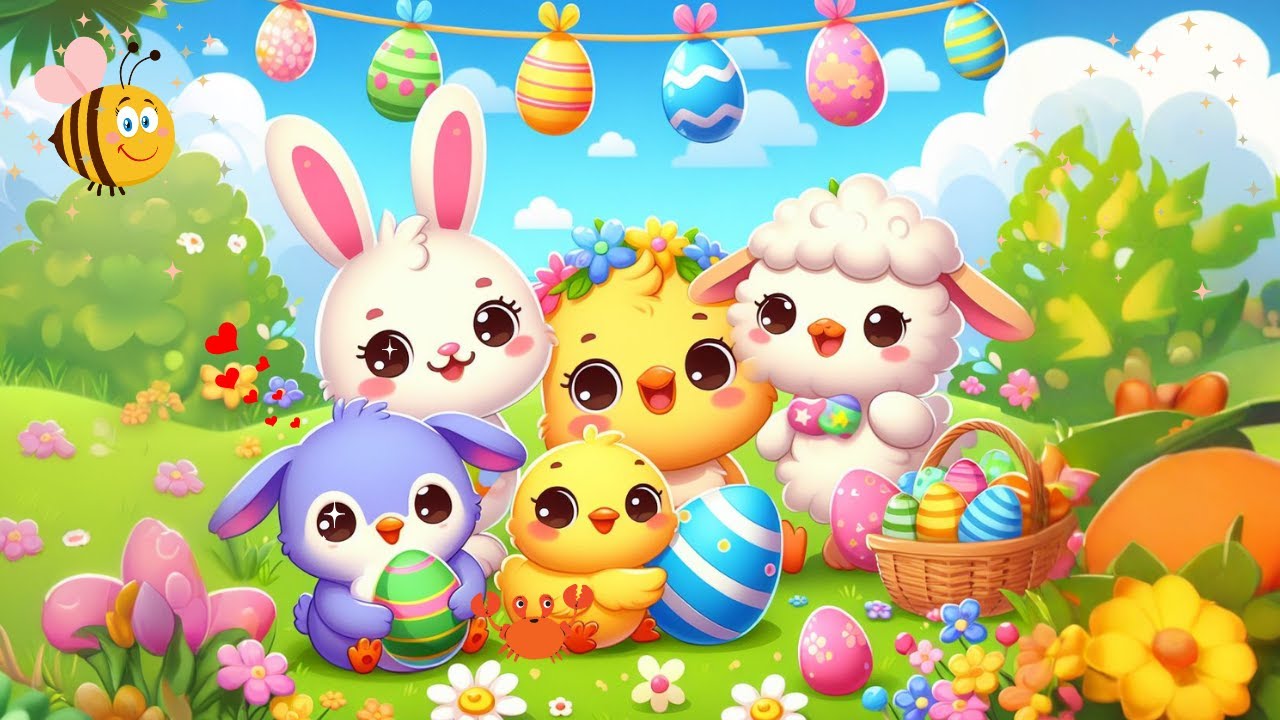 Happy Easter! Hippity hoppity 🐰🥚| Nursery Rhymes & Kids songs - YouTube