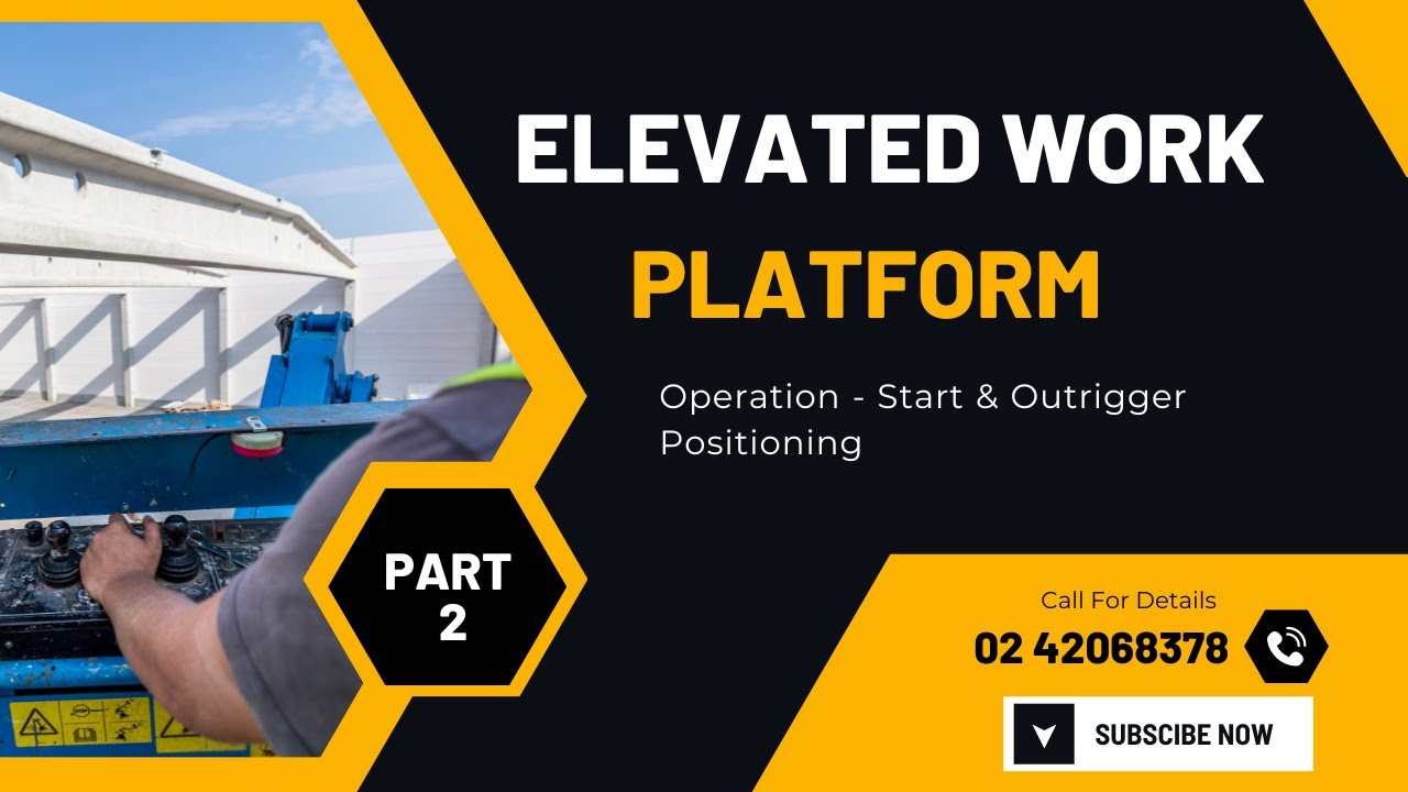 How to Operate The AOTA EWP Part 2 - Starting and Extending Stabilising ...