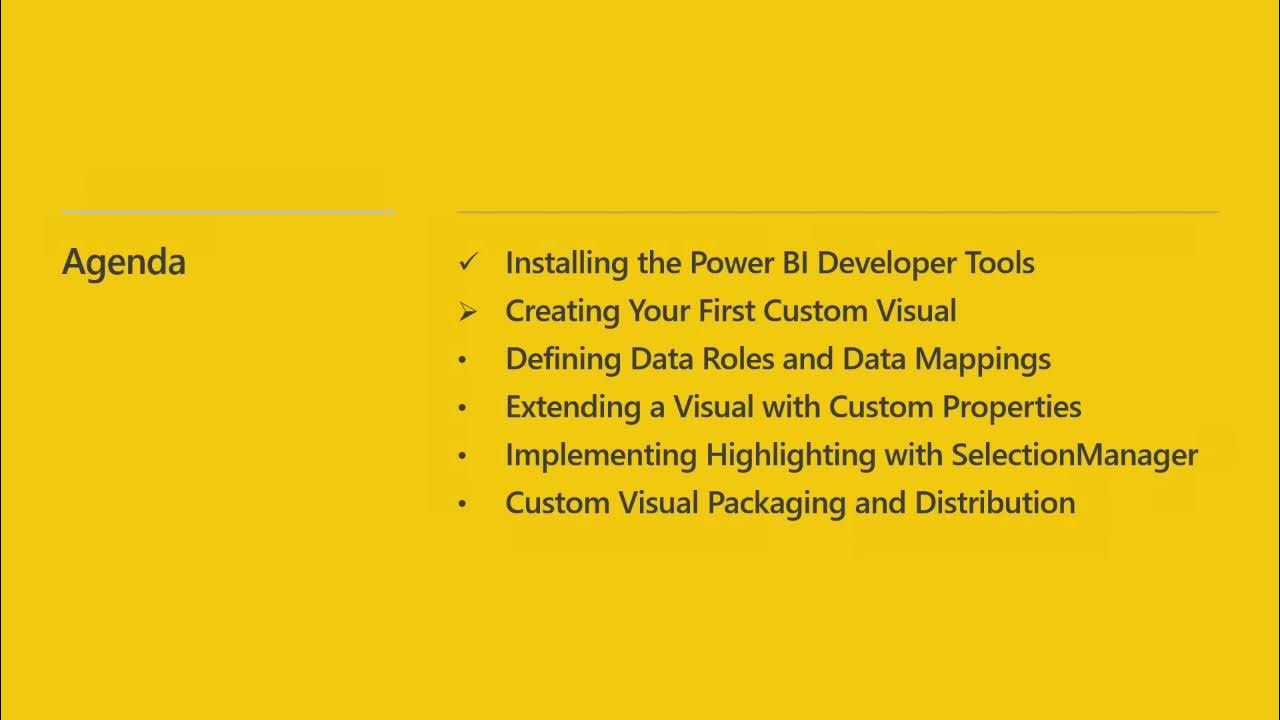 Power BI Dev Camp 6 - Developing Custom Visuals for Power BI - YouTube