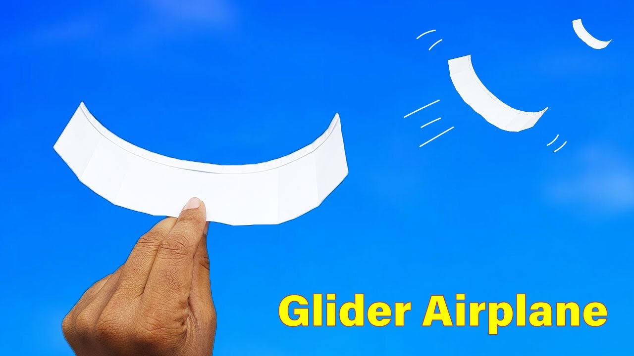 How to Make a Glider Airplane from Paper - Unique Design - YouTube