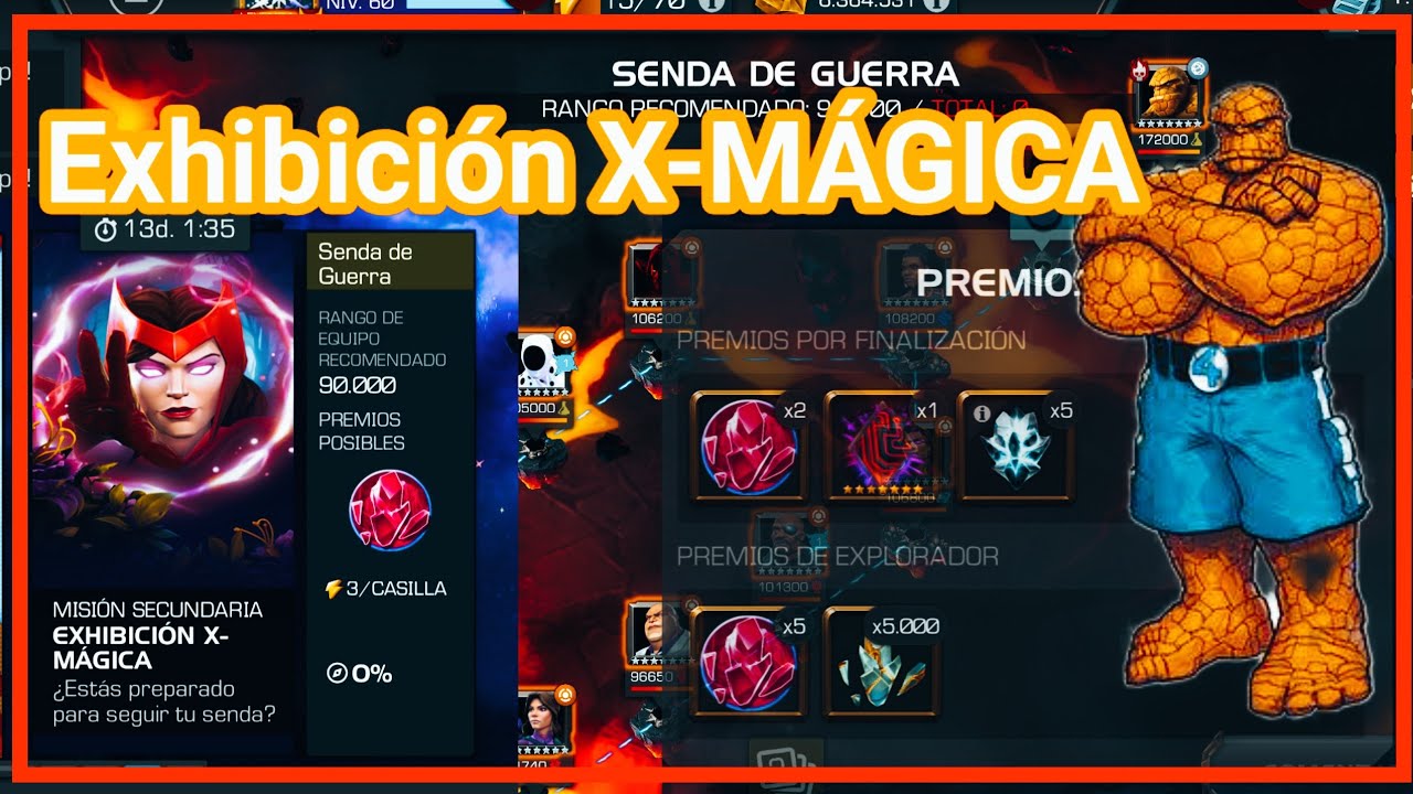 MCOC: Exhibicion X-Magica, vamos por esa pieza del vision sempiterno ...