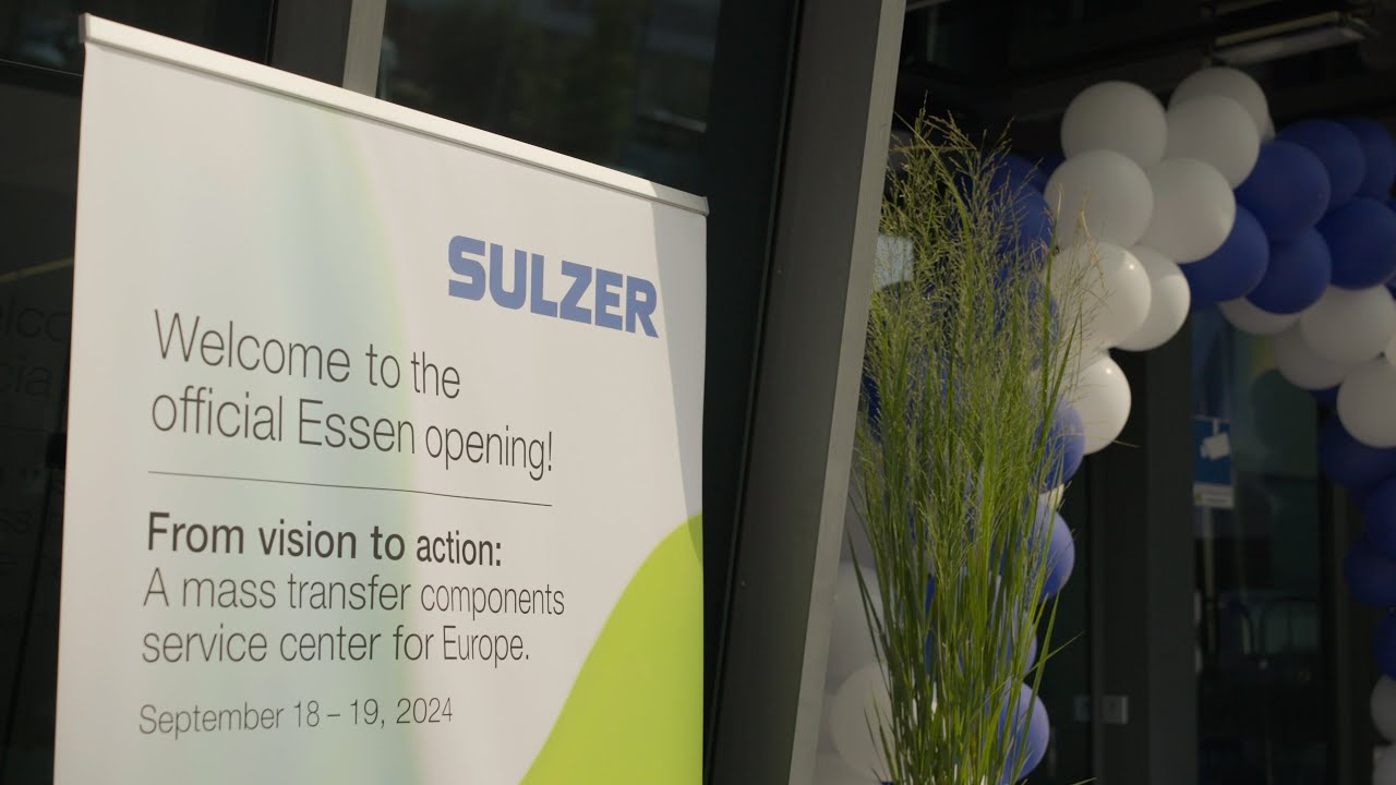 Sulzer Service Center Opening in Essen - YouTube