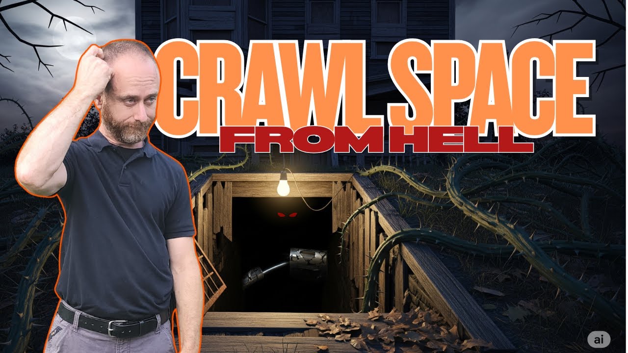 This Crawl Space Gave Me Nightmares... And So Did The Plumbing. - YouTube