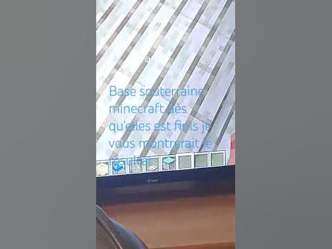 base souterraine minecraft - YouTube