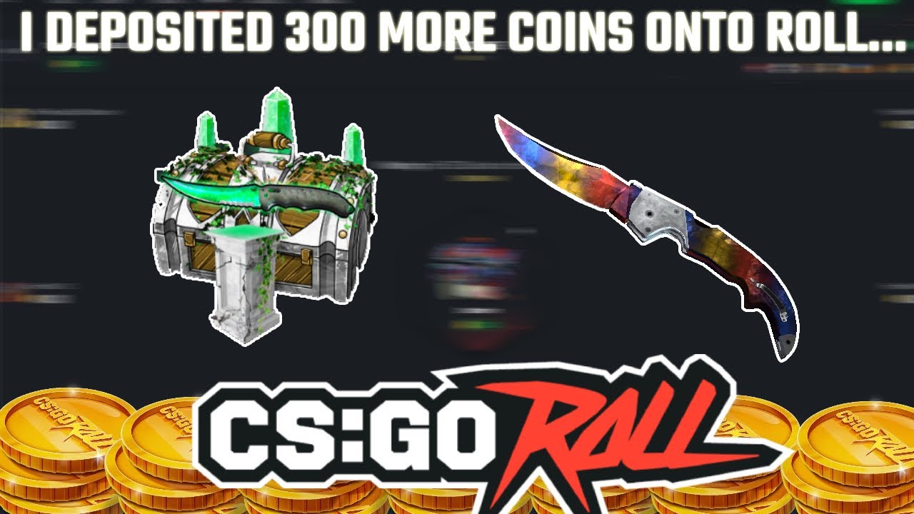 I DEPOSITED 300 MORE COINS ONTO CSGOROLL AND THIS HAPPENED... (Asiimov ...