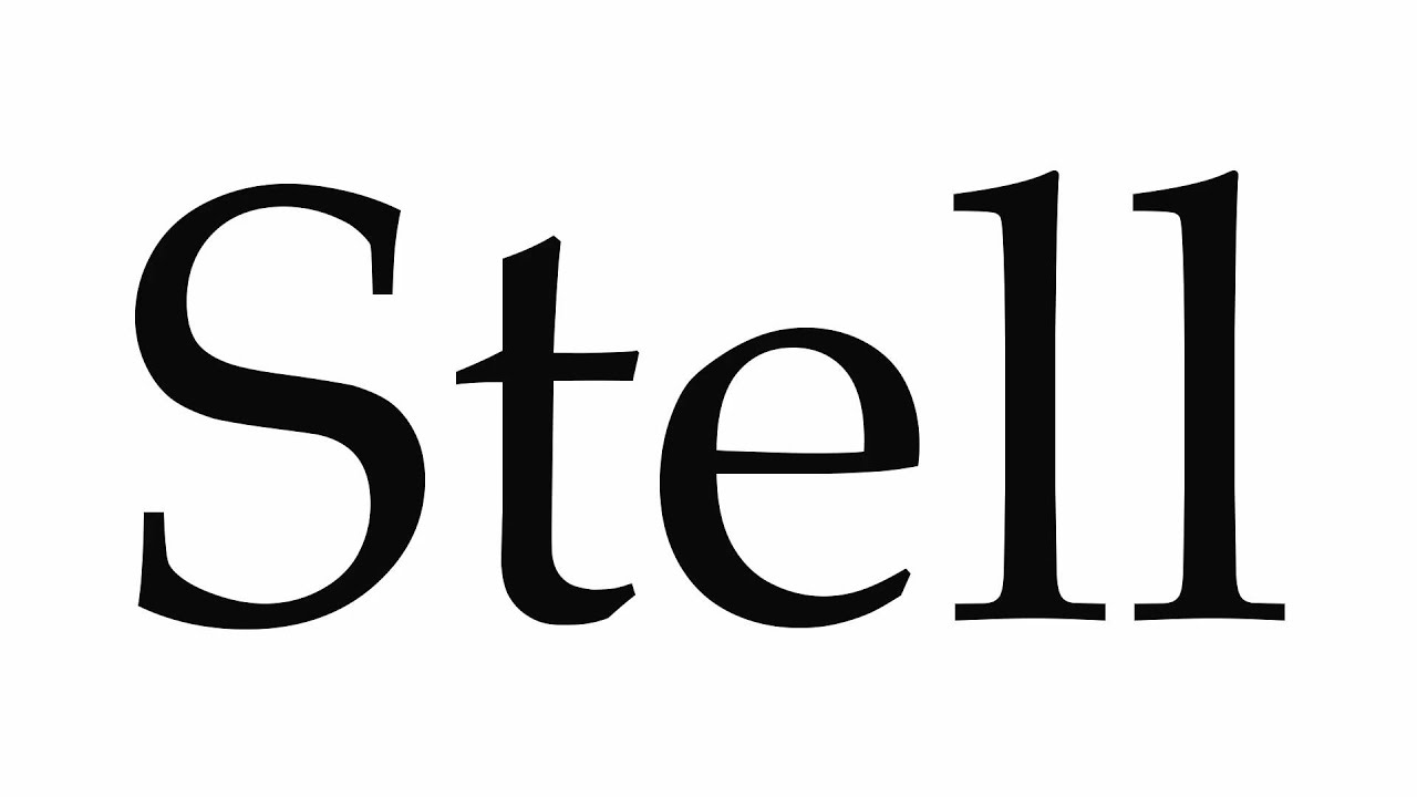 How to Pronounce Stell - YouTube