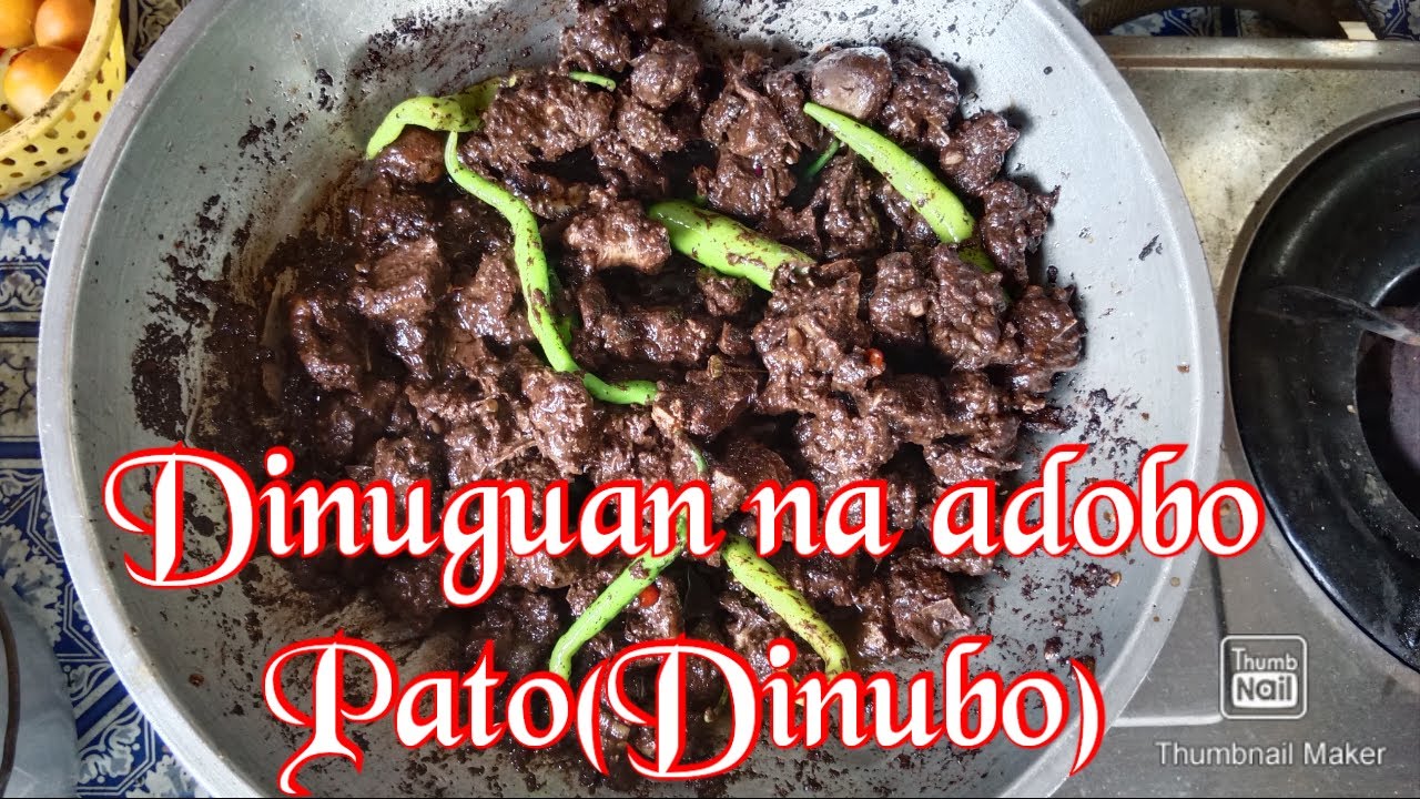 Dinuguan na adobo Pato (Dinubo) - YouTube