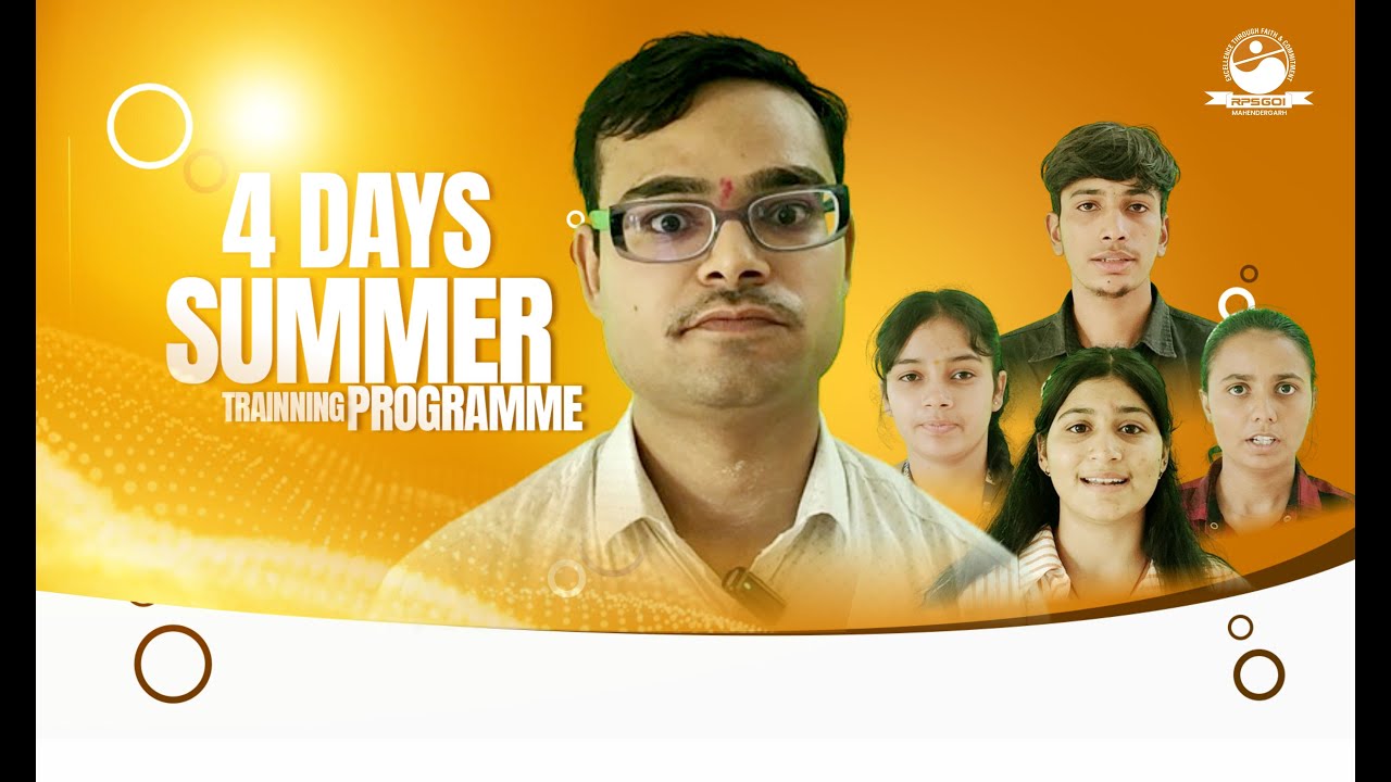 4-week Summer Training Program organized by the Department of ...