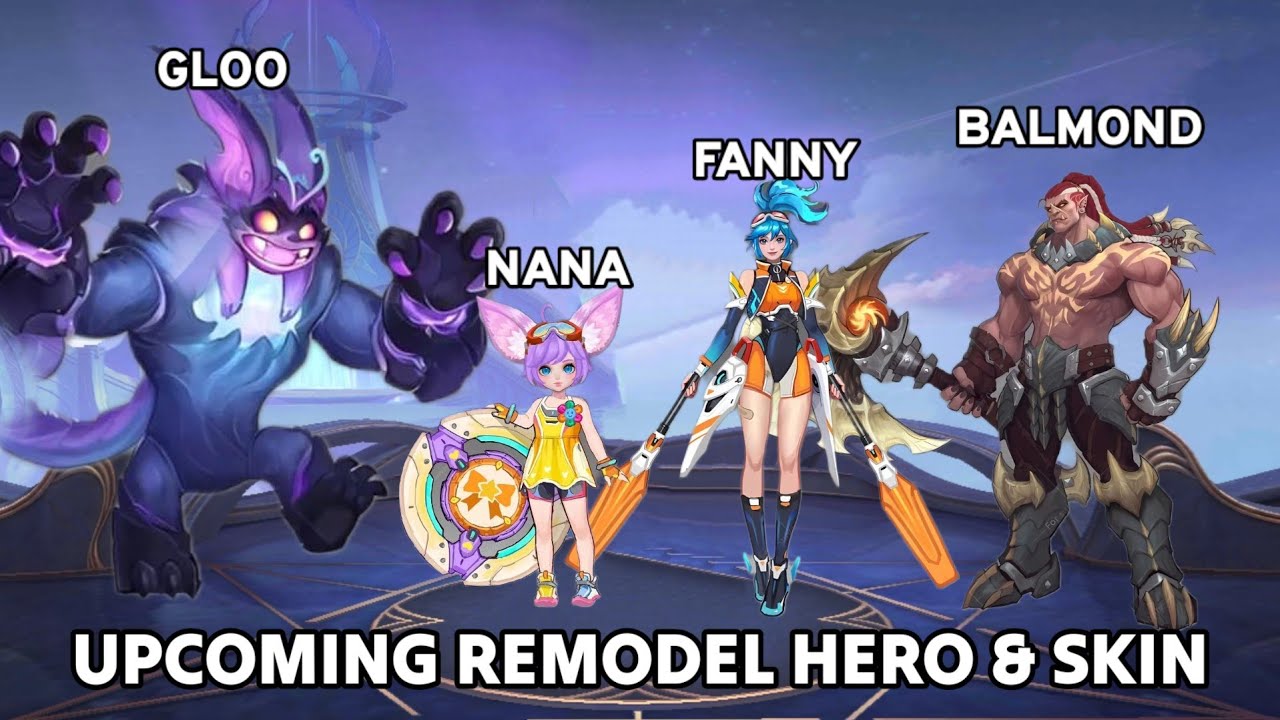 Upcomimg Remodel Hero & Skins [ Nana, Balmond, Gloo & Fanny ] | MLBB ...