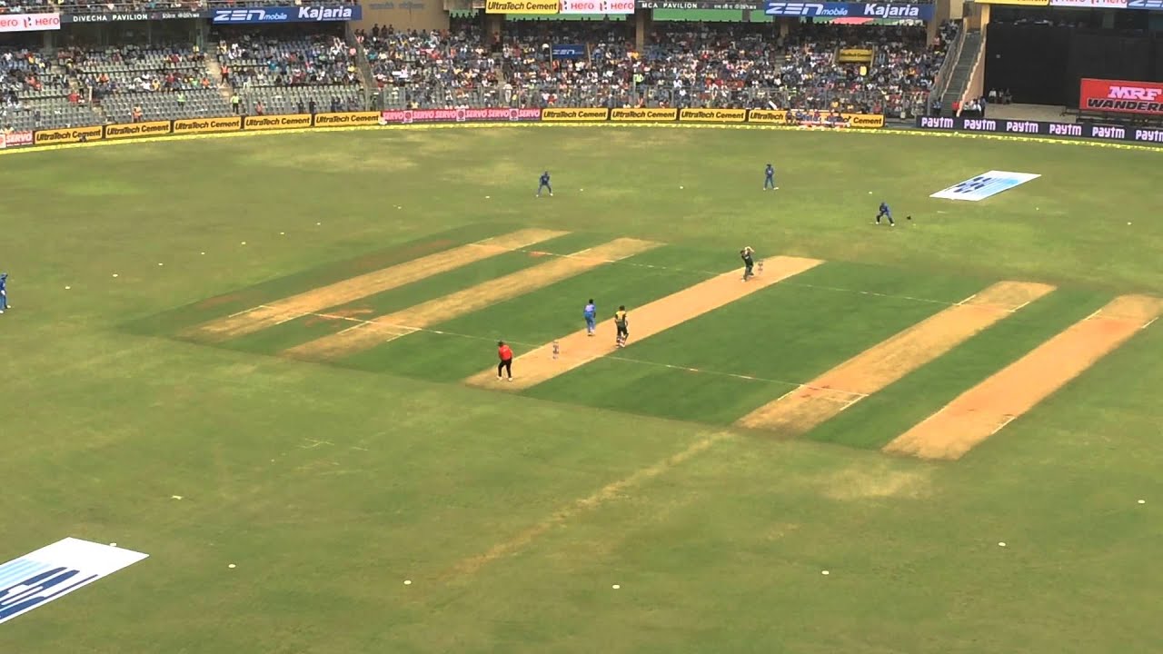 AB de villiers Six vs India- Paytm trophy 5th ODI 2015 Wankhede Stadium ...