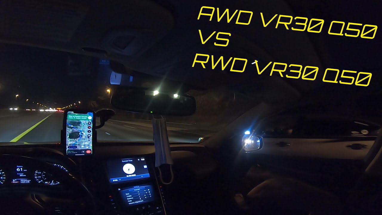 Tuned AWD Infiniti VR30 Q50 VS Bolt Ons Tuned RWD Infiniti VR30 Q50 ...