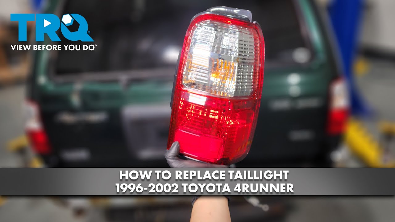 How to Replace Taillight 1996-2002 Toyota 4Runner - YouTube