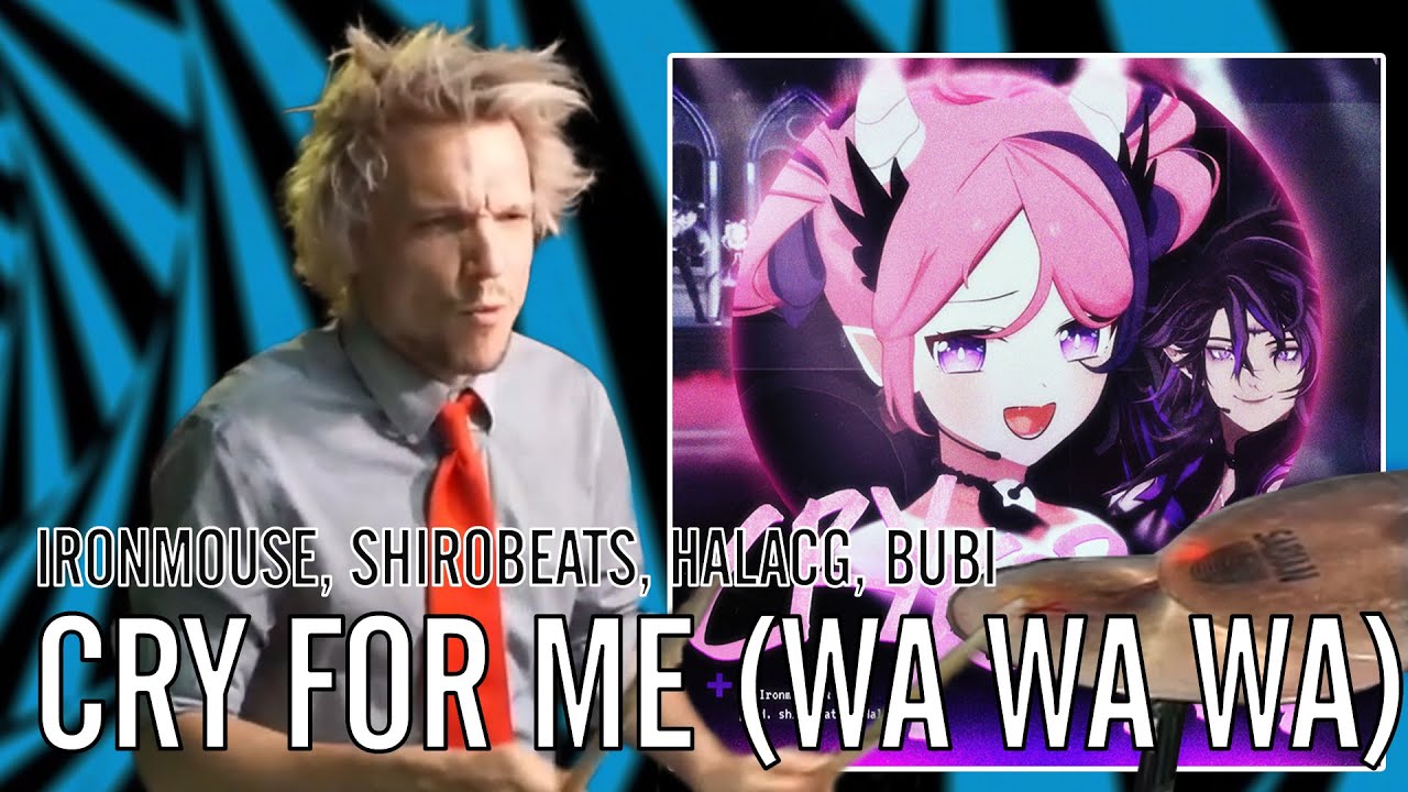 Ironmouse, shirobeats, HalaCG, Bubi - Cry For Me (WA WA WA) | Office ...