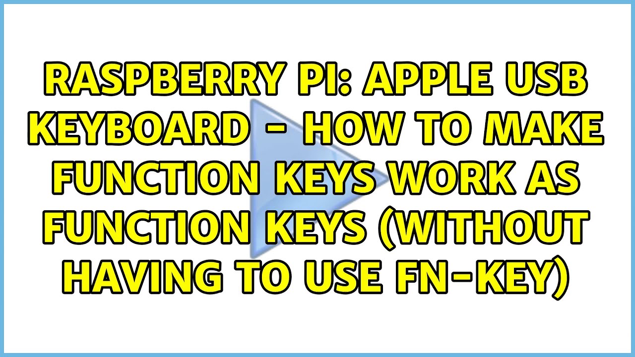 Apple USB Keyboard How To Make Function Keys Work As Function Keys Apple USB Keyboard How To Make Function Keys Work As Function Keys