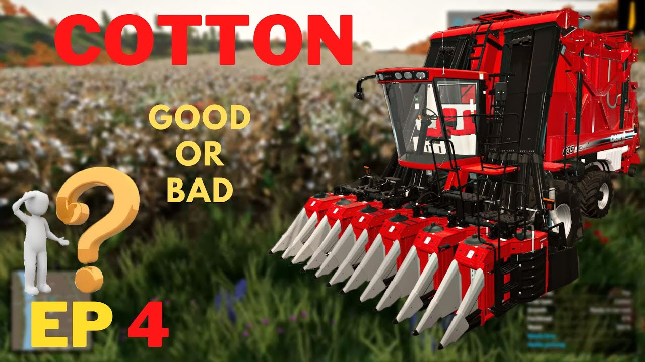 FARMING SIMULATOR 22 // COTTON good or bad // gameplay pc 4K - YouTube