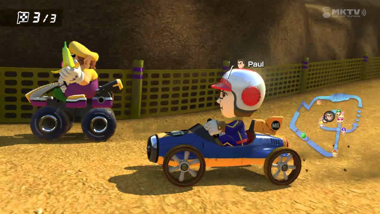 Family playing Mario Kart 8 Wario Stadium - YouTube