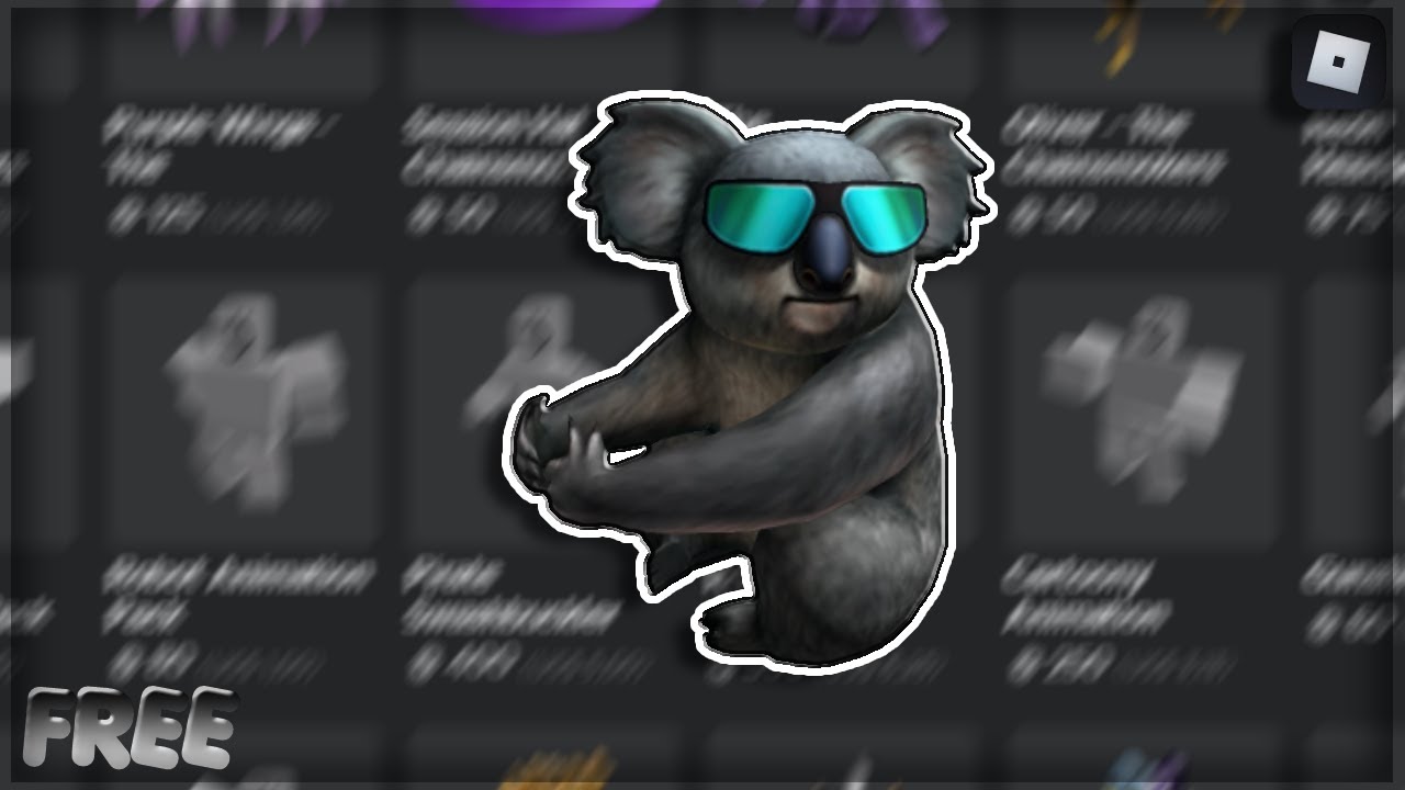 [ FREE ITEM ] Como conseguir o Too Cool Koala | Roblox BR - YouTube