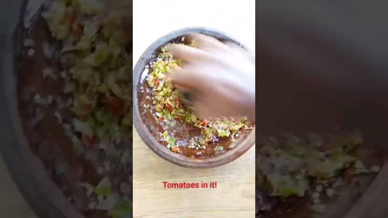 easy way to grind authentic African local hot pepper. - YouTube